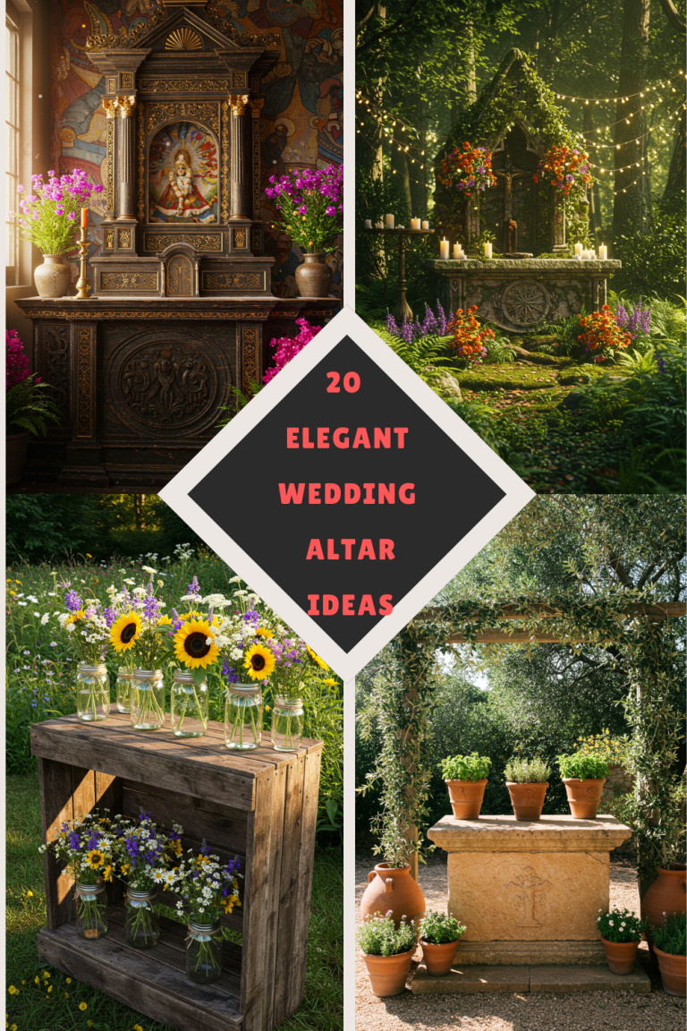 20 Elegant Wedding Altar Ideas
