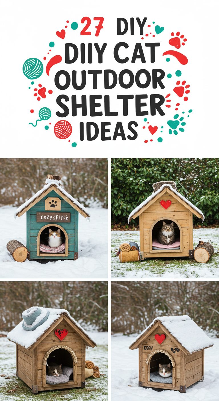20 DIY Outdoor Cat Shelter Ideas for 2026