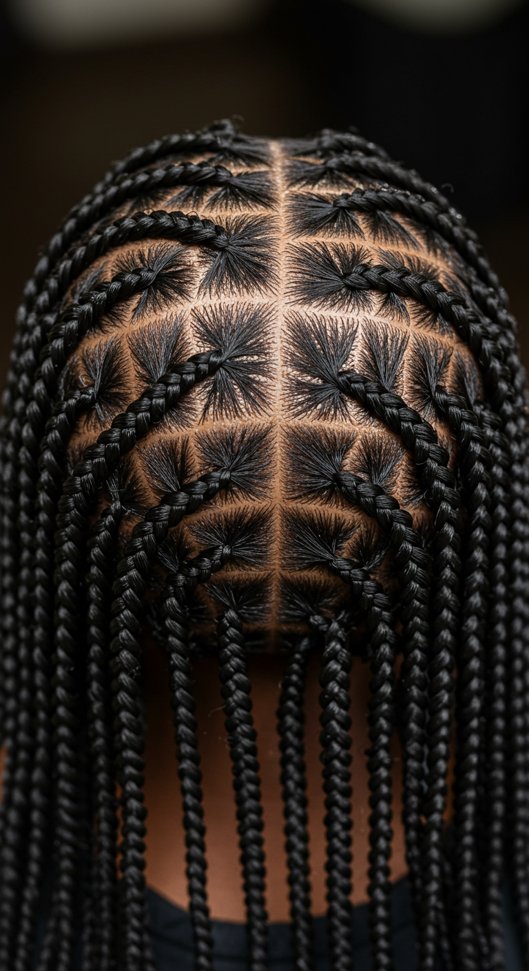 20 Elegant All-Back Cornrows Hairstyles