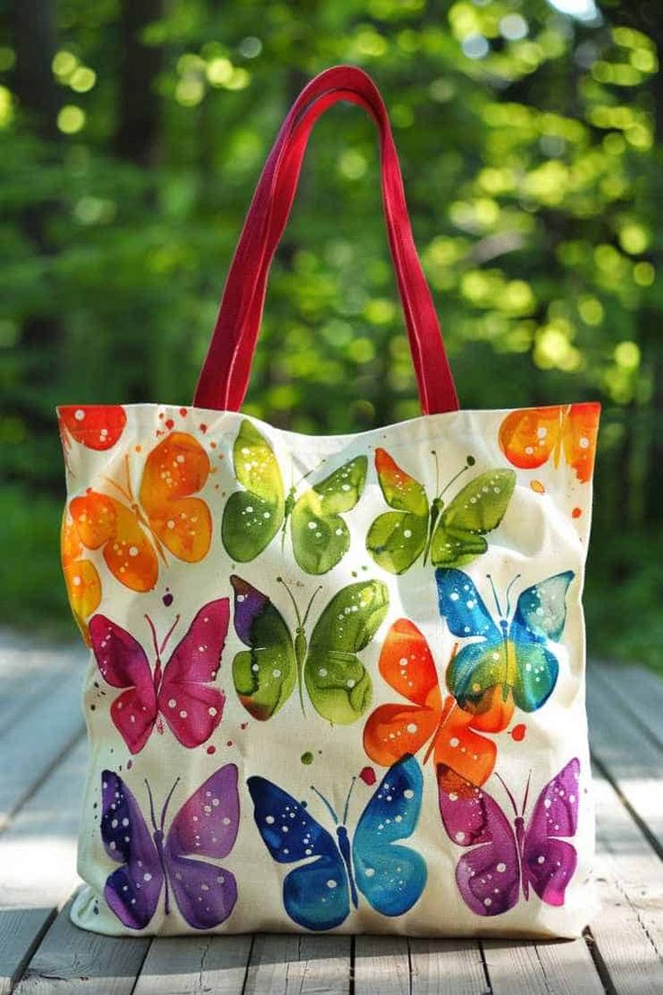 10 Elegant DIY Painted Tote Bag Ideas