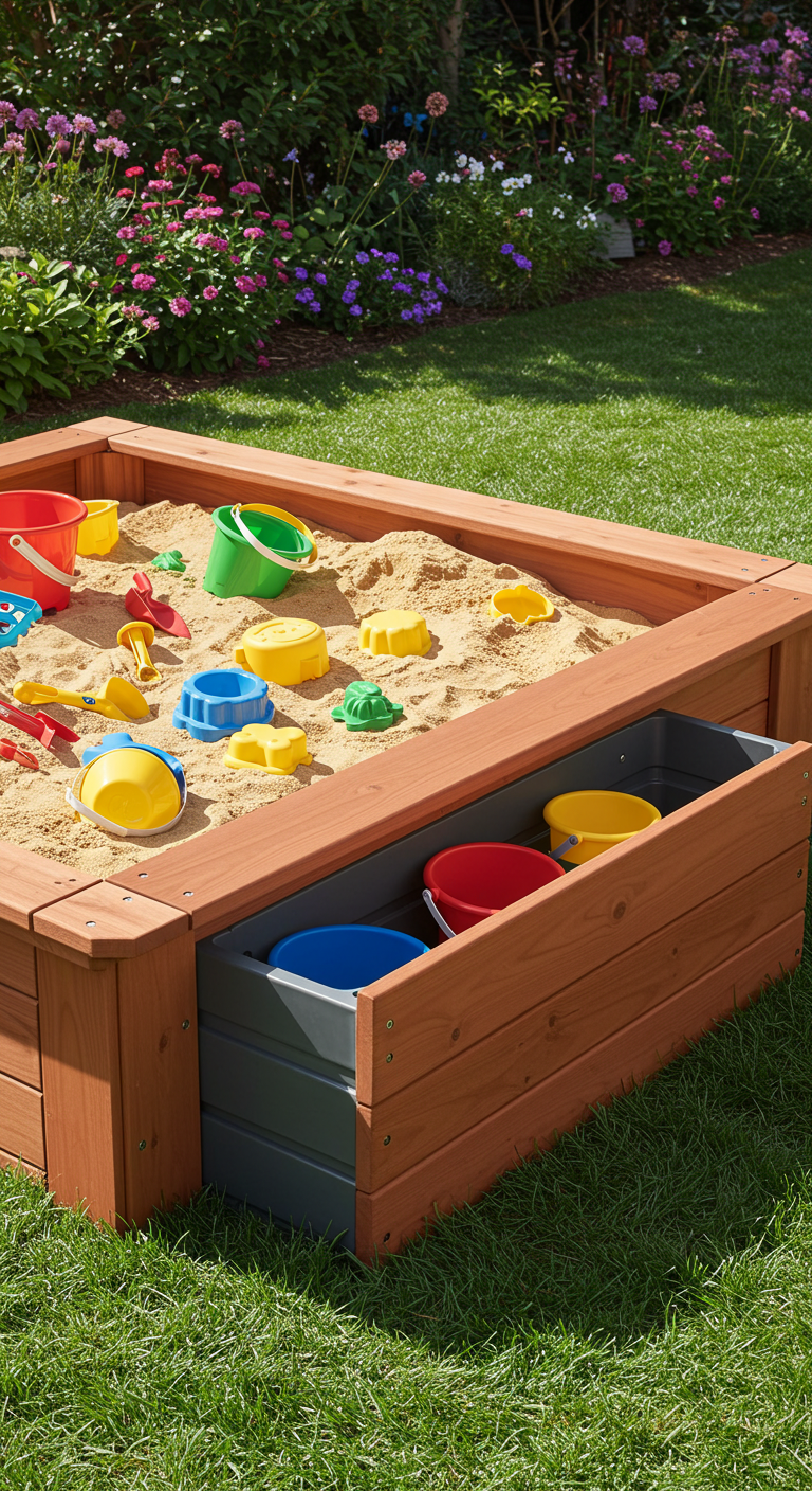 20 DIY Sand Box Ideas For Kids