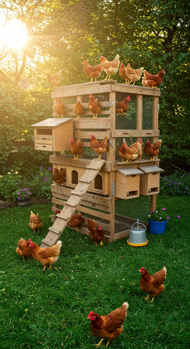 12 DIY Easy Pallet Chicken Coop Ideas