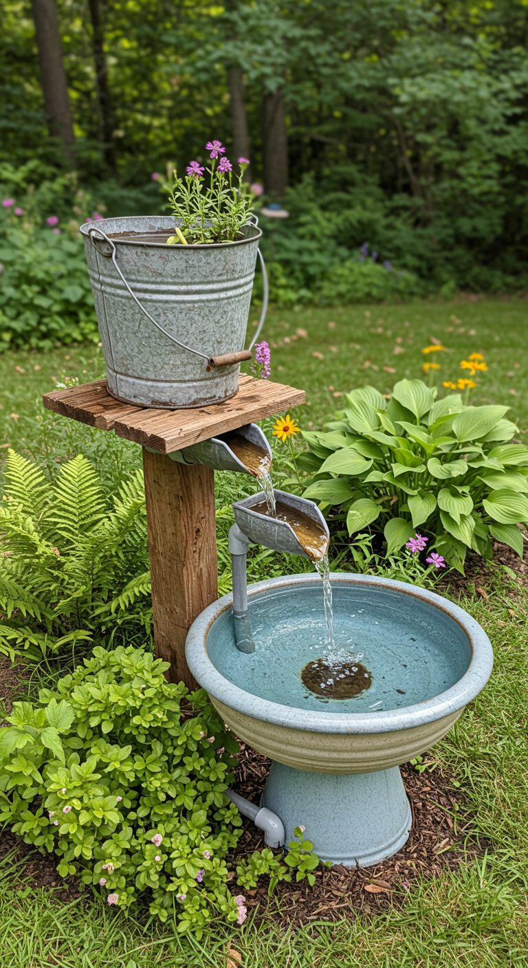 20 Elegant DIY Bird Bath Ideas
