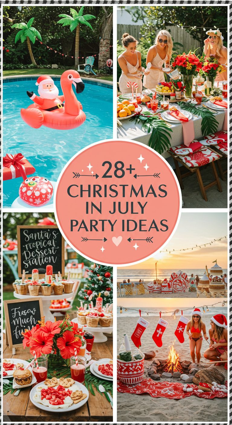 31 Christmas in July Party Ideas