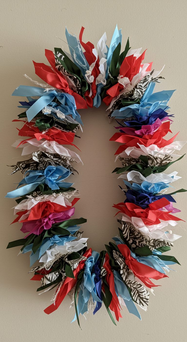 12 DIY Graduation Leis Ribbons Ideas