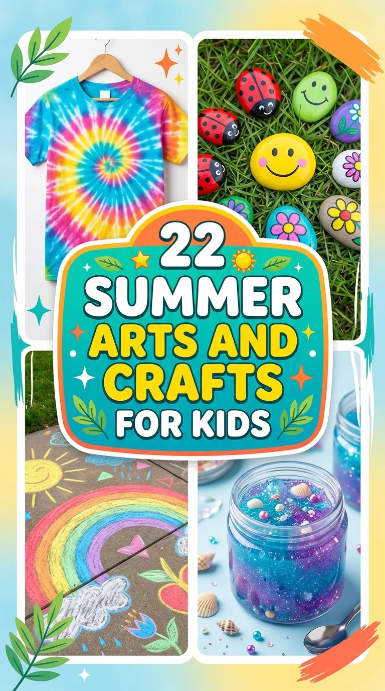 22 Summer Arts and Crafts for Kids