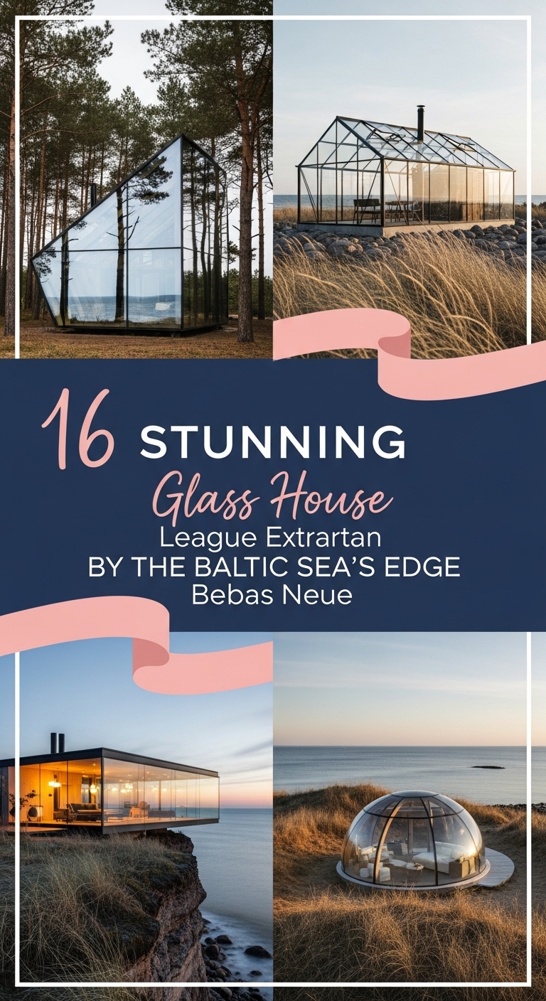 16 Stunning Glass House Ideas by the Baltic Sea’s Edge