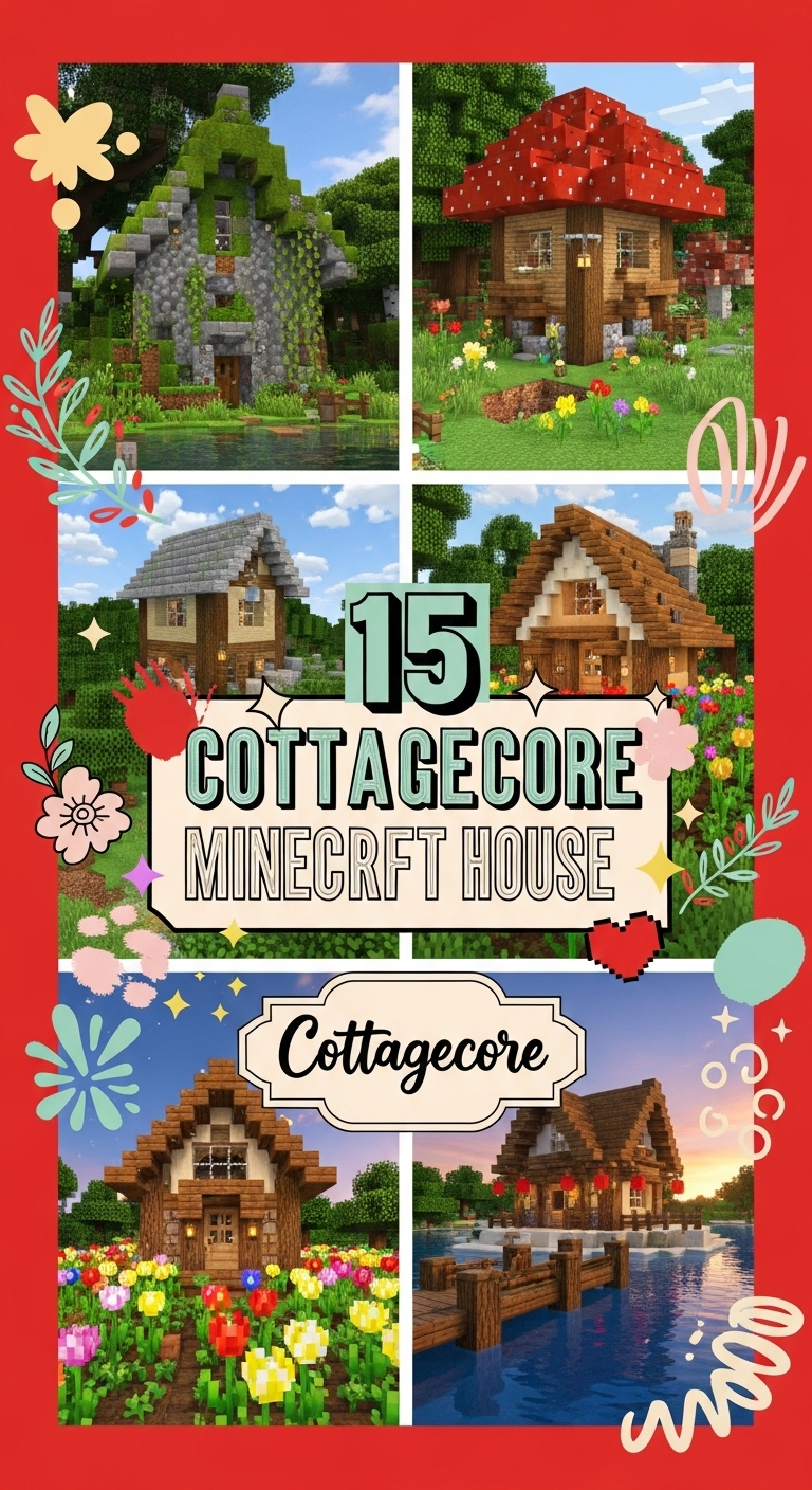 15 Cottagecore Minecraft House Ideas