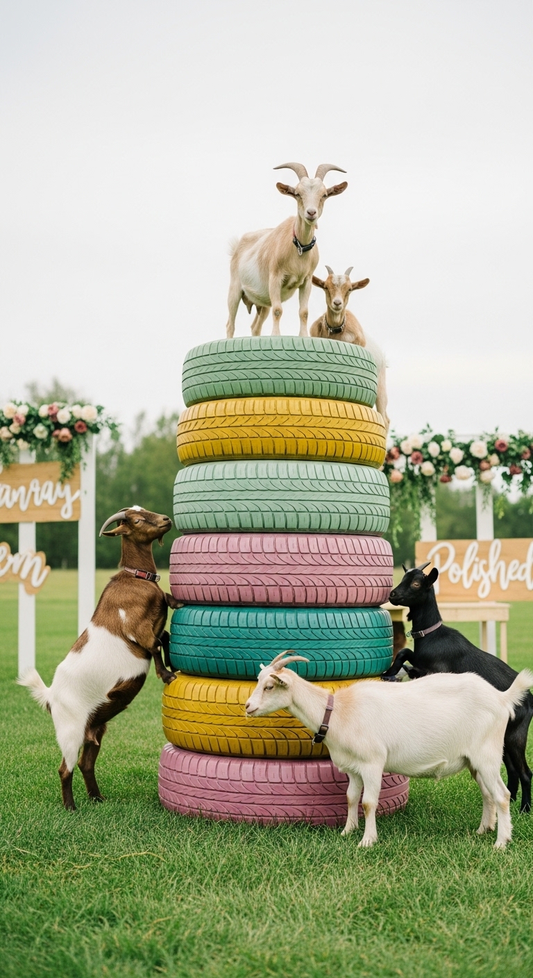 23 Inspiring DIY Goat Playground Ideas