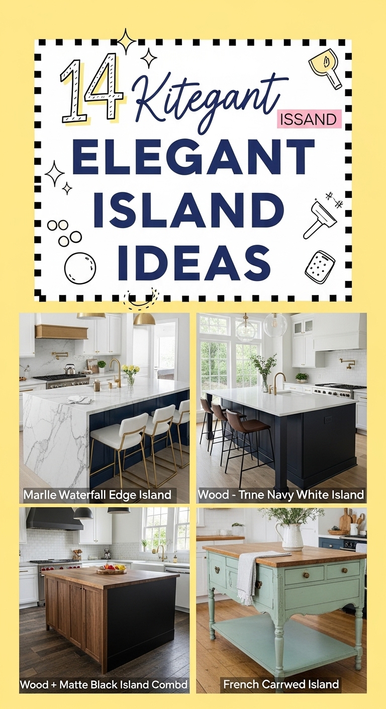 14 Elegant Kitchen Island Ideas