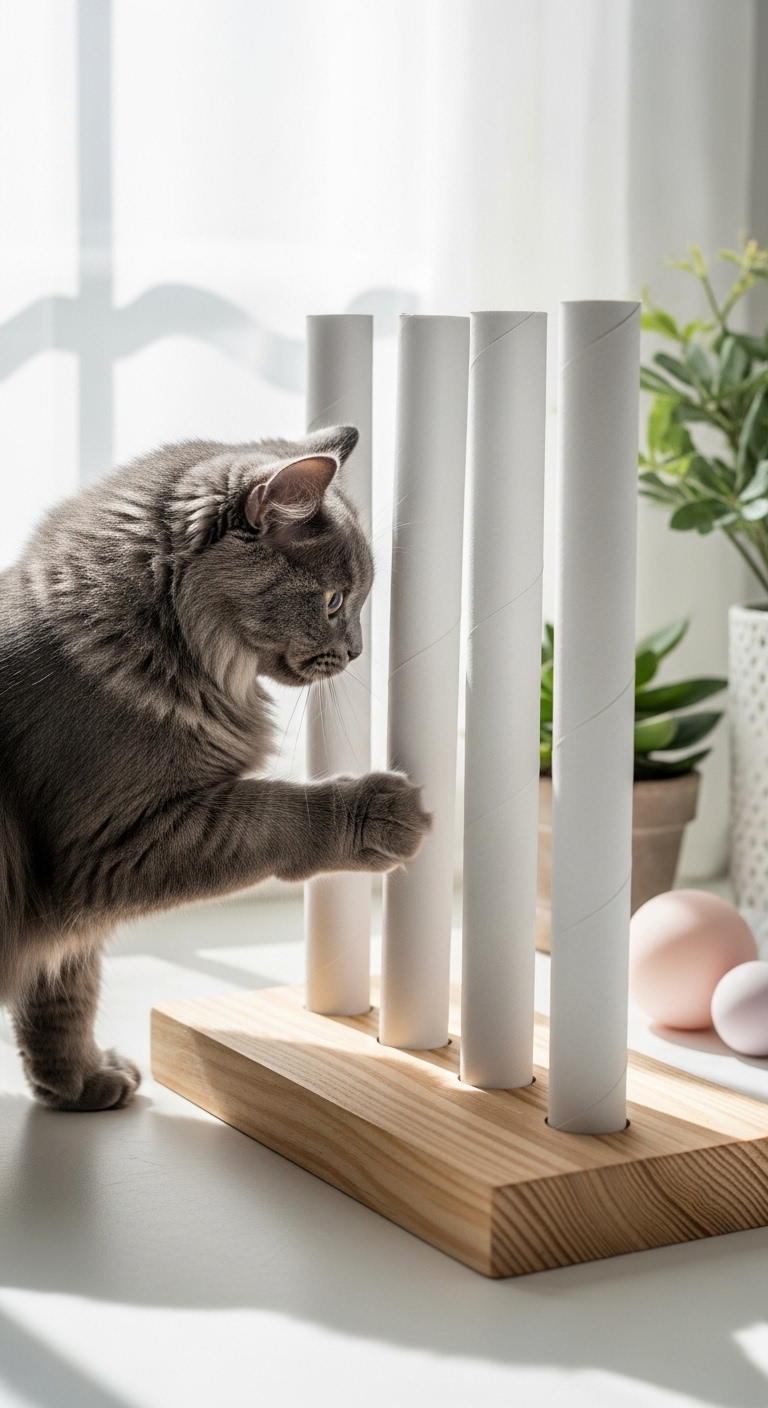 19 Homemade Cat Puzzle Feeder Ideas