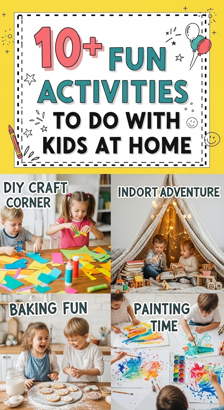 14 Fun Activities to Do With Kids at Home