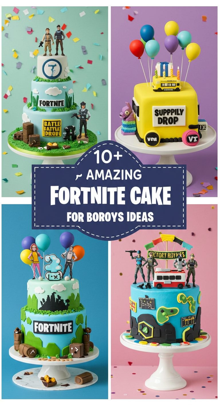 15 Amazing Fortnite Cake for Boys Ideas